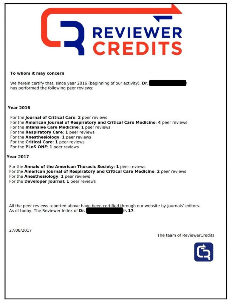 Redefining Academic Peer Review: An Interview With ReviewerCredits ...