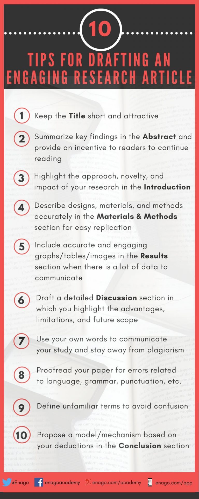 10 Tips for Drafting an Engaging Research Article - Enago Academy