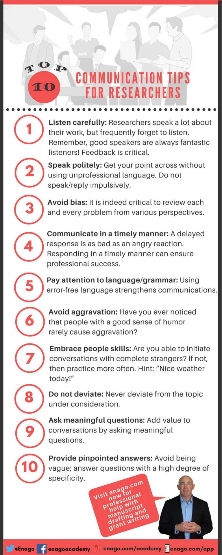 Top 10 Communication Tips for Researchers - Enago Academy