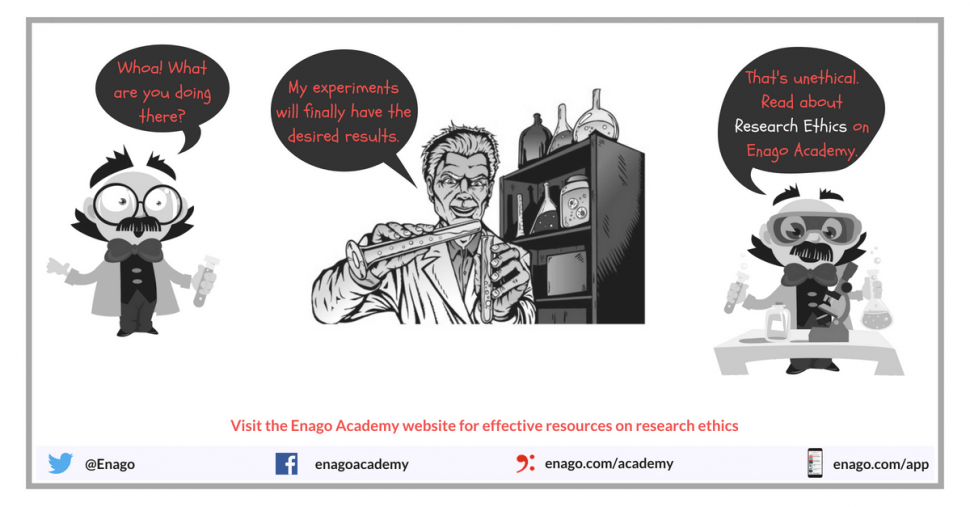 Academic Cartoon on Research Ethics - Enago Academy
