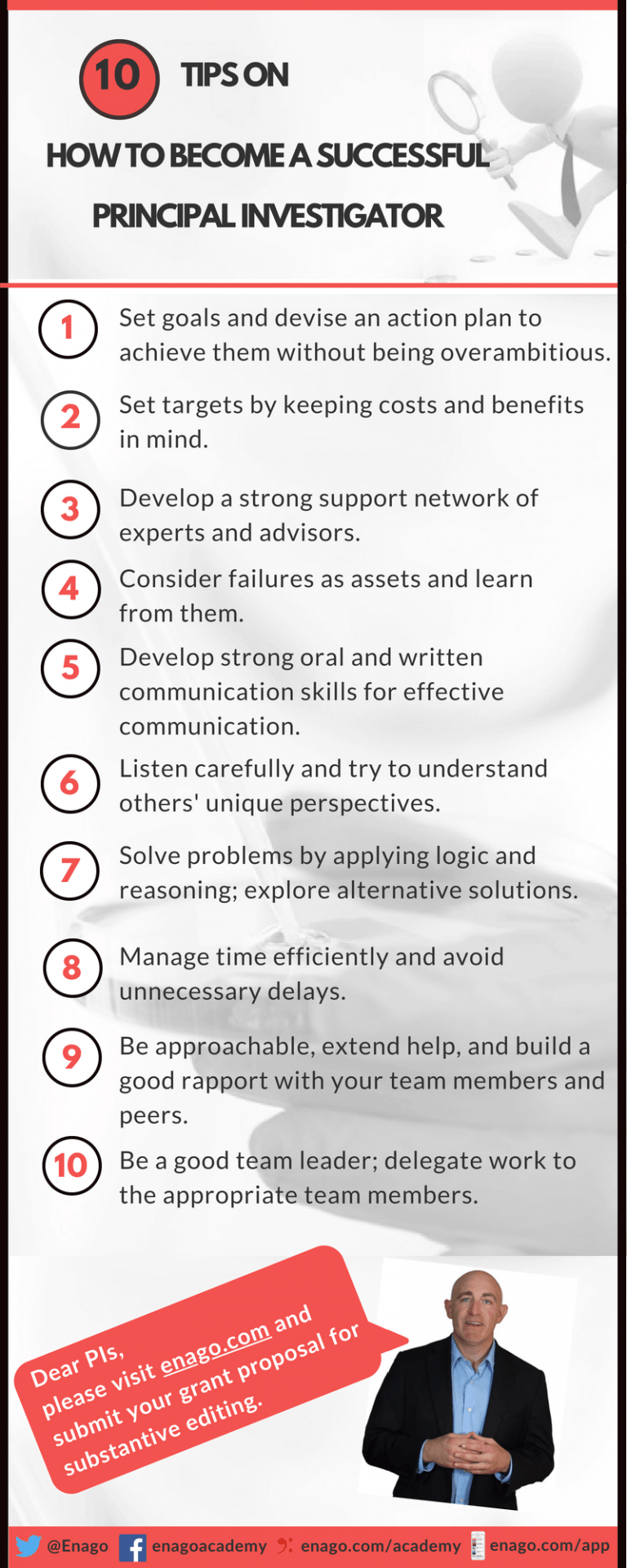 Top 10 Tips on How to Become a Successful Principal Investigator ...