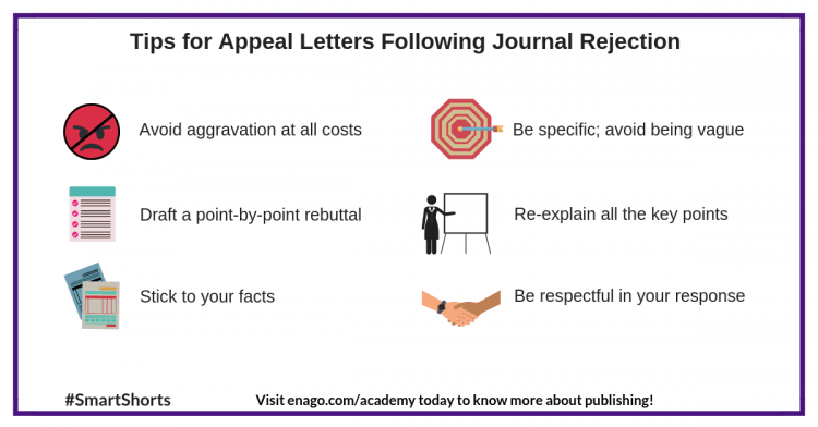 Tips for Appeal Letters Following Journal Rejection - Enago Academy