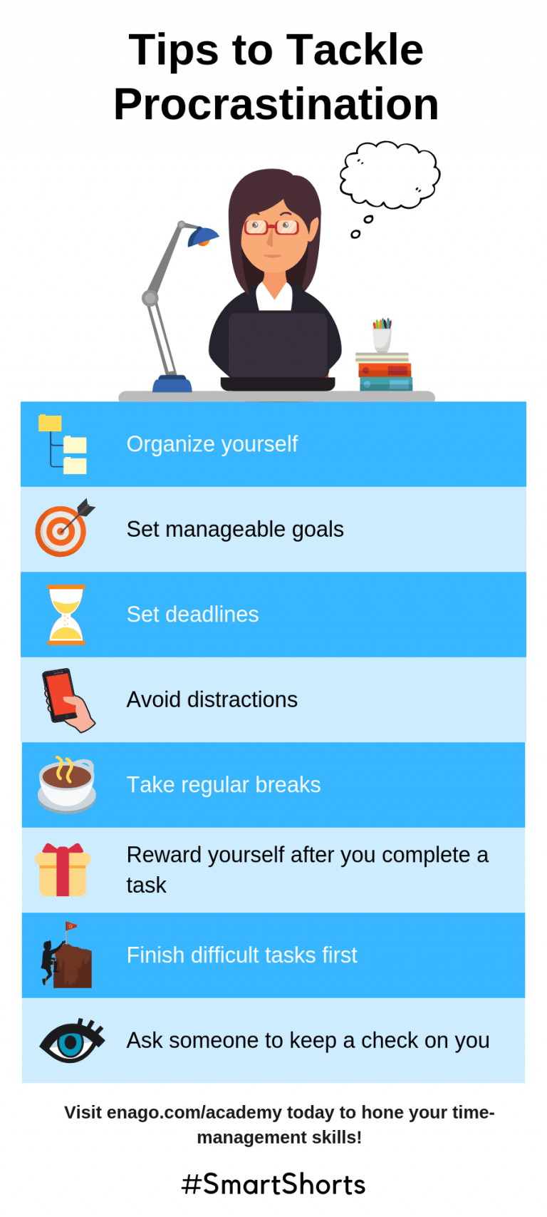 Tips to Tackle Procrastination - Enago Academy Tips to Tackle Procrastination - Enago Academy