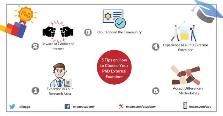 Top 5 Tips on How to Choose Your PhD External Examiner - Enago Academy