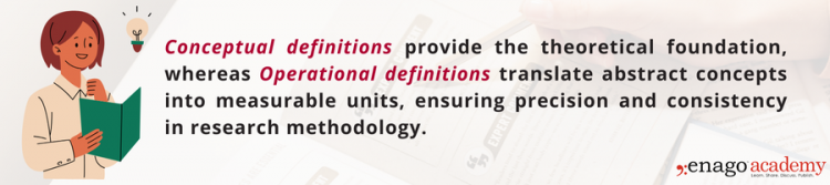 Operational and Conceptual Definitions in Research – Enago