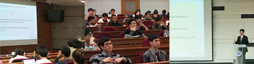 Enago's Workshop in Gyeongsang National University